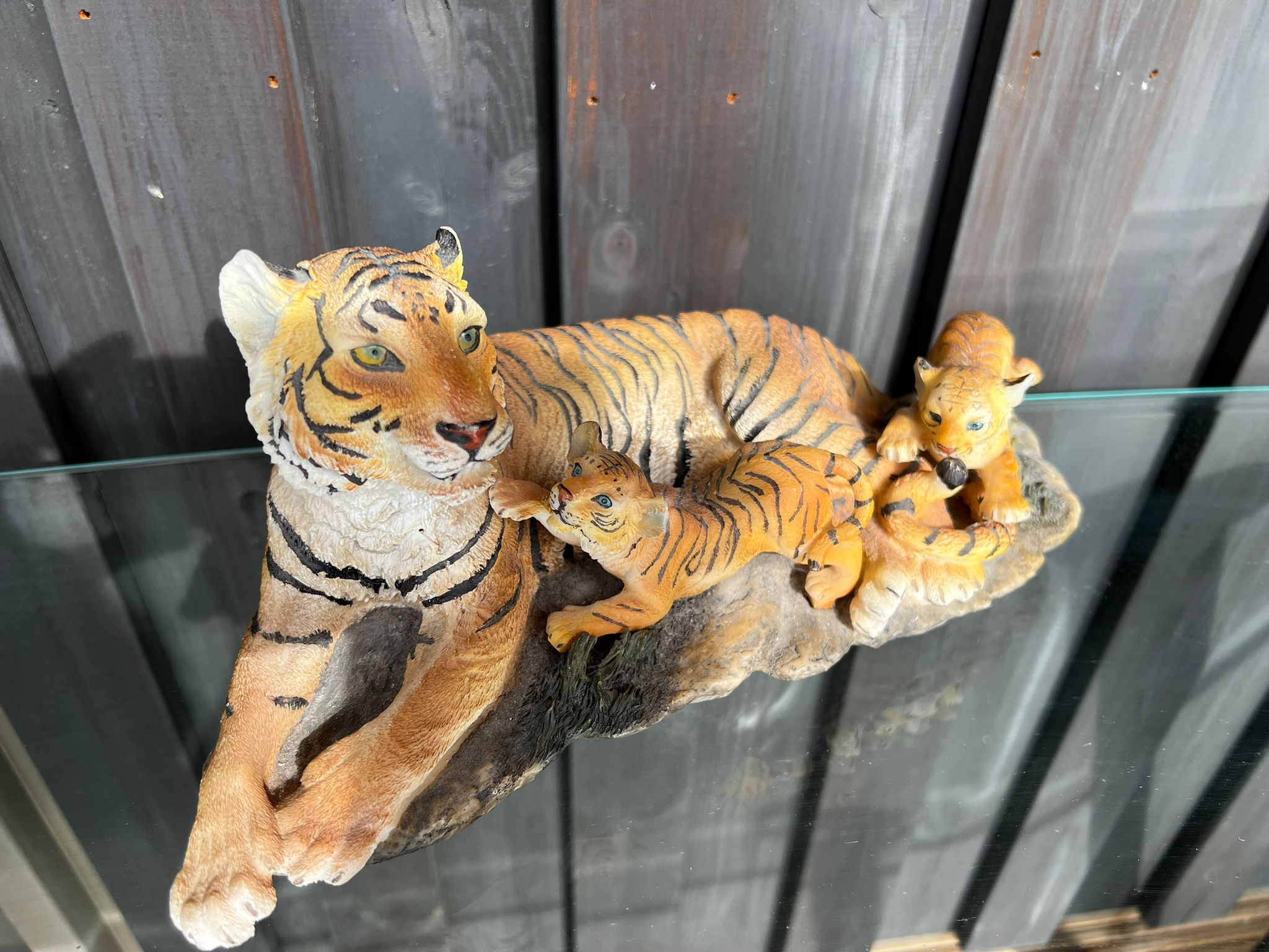 Tiger with Cubs - Safari Art House Ltd